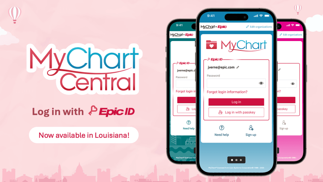 Louisiana Health Systems Launch MyChart Central Statewide, Enabling a ...